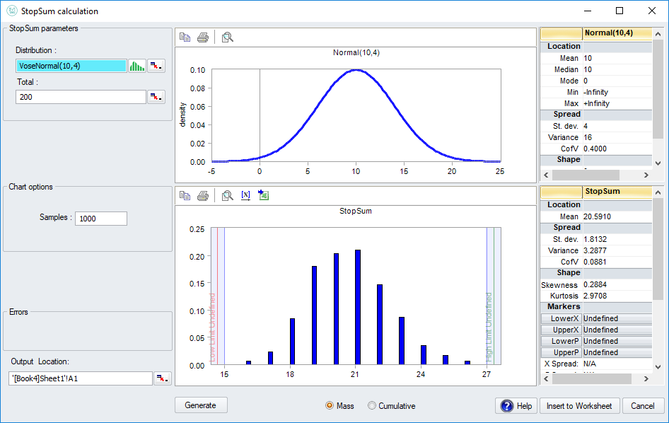 Stop Sum | Vose Software