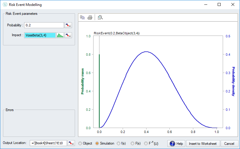 Risk Event Calculation | Vose Software