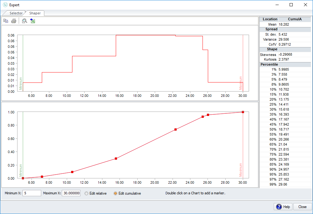 Expert Window | Vose Software