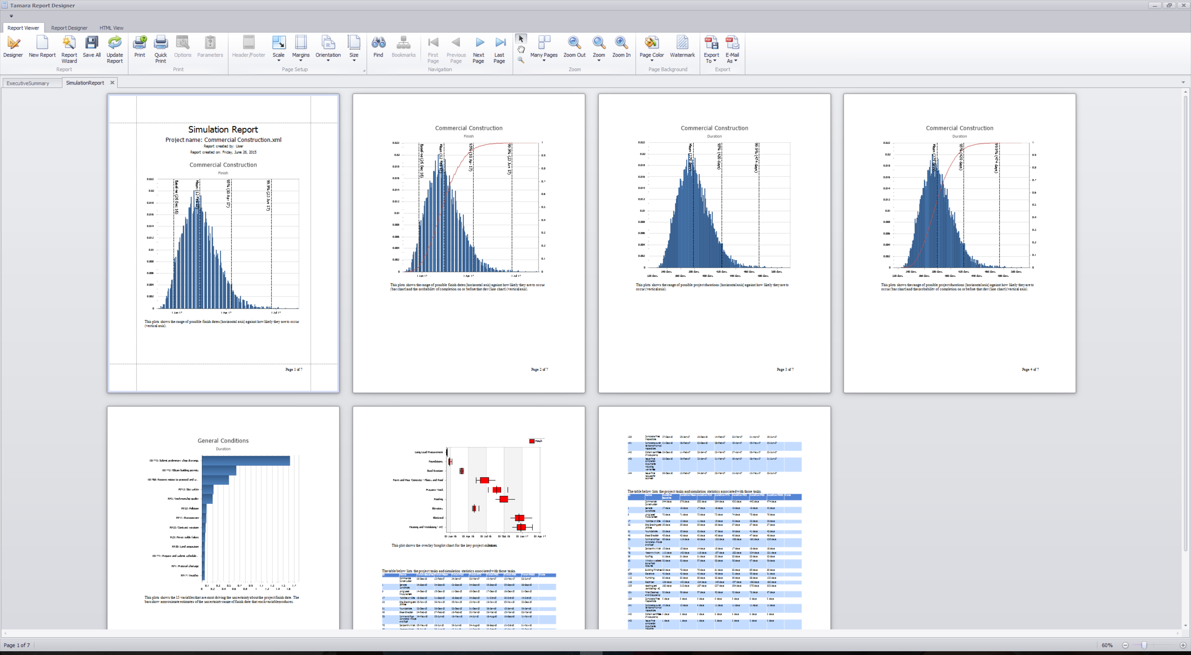 Creating, updating and distributing a Tamara report | Vose Software